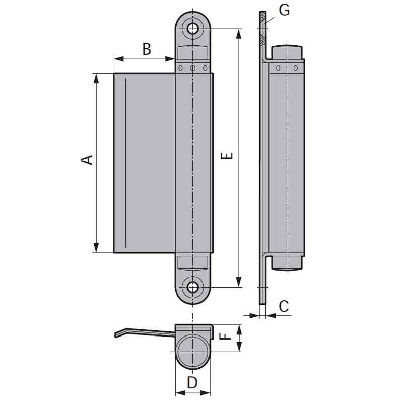 Federband zum Anschrauben